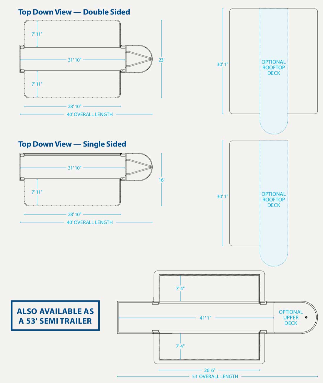 Double Expandable Trailers | CGS Premier